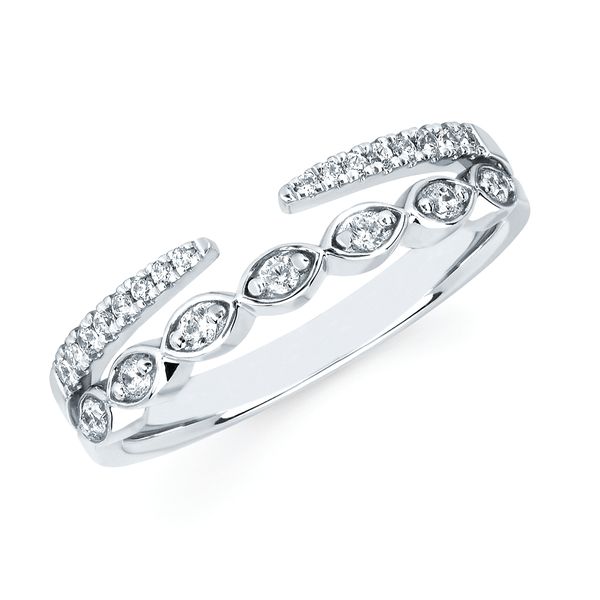 Ostbye 14kt White Gold Diamond Wedding Ring 001-110-01511 | Don's ...