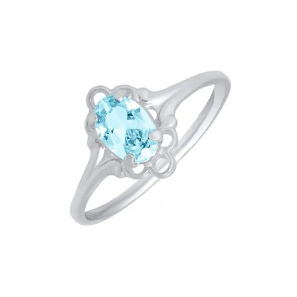 march birthstone ring