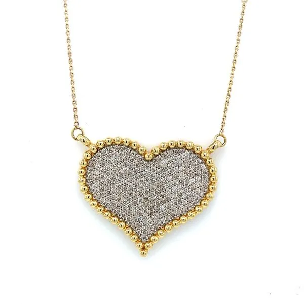 Diamond Necklace in 14 Karat Yellow Gold 18 Grams