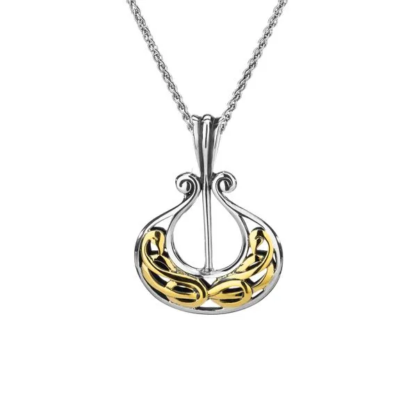 S sil 10k Single Viking Longboat Pendant Double Sided