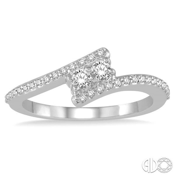 Ashi 1 4 Ctw Twin Center Stone Parallel Split Shank Round Cut Diamond ashi-1-4-ctw-twin-center-stone-parallel-split-shank-round-cut-diamond