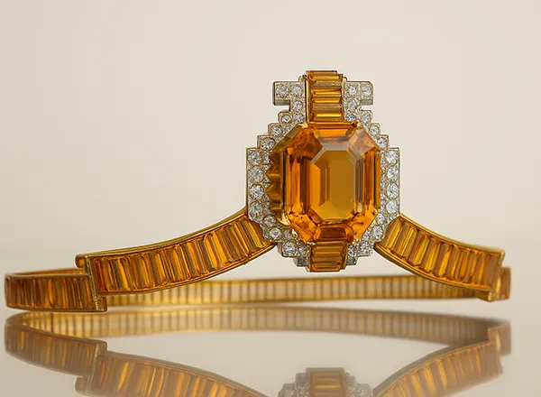 A Golden Masterpiece: Historic Citrine Tiara Honors November's ...