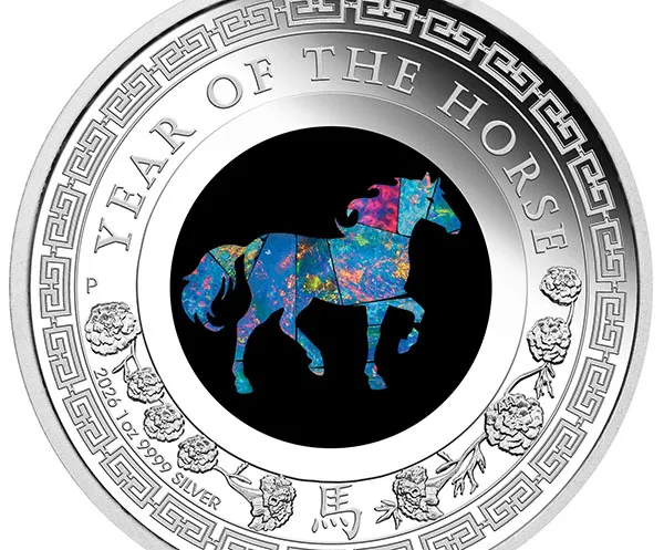 Perth Mint Celebrates 2026 Year of the Horse With Opal Lunar Series ...