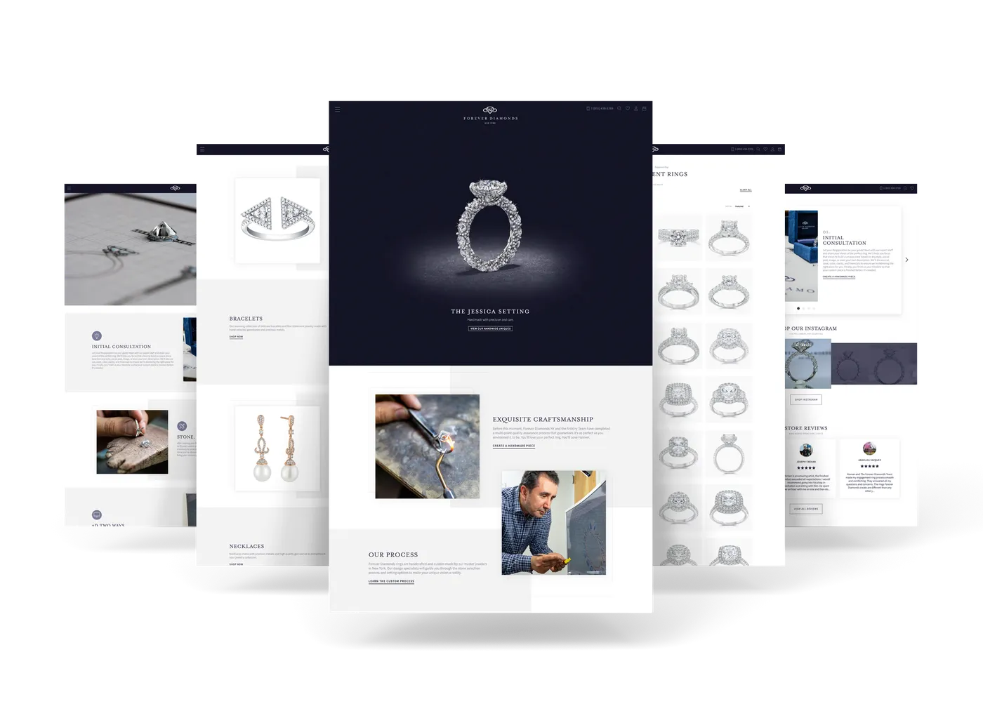 Jewelry Website Design by Punchmark